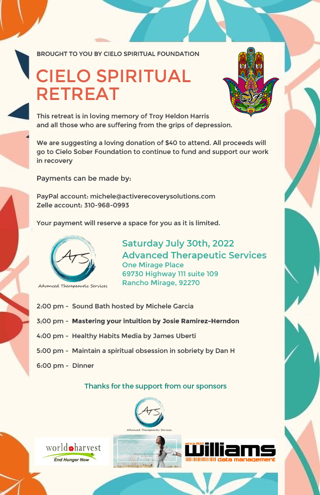 Cielo Spiritual Retreat – RecoveryView – Behavioral Health Community